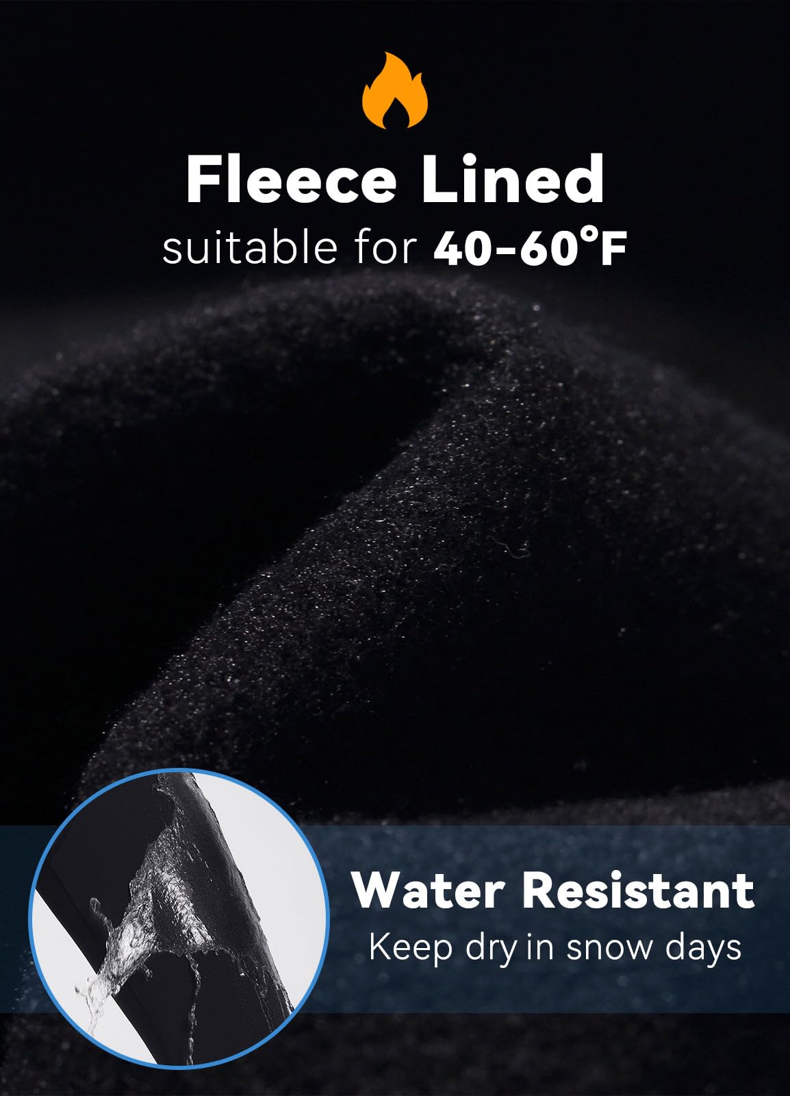 BALEAF Winter Womens Cycling Pants 4D Padded Thermal Water Resistant Bike Tights Padding Fleece Lined Cold Weather Pockets Black M