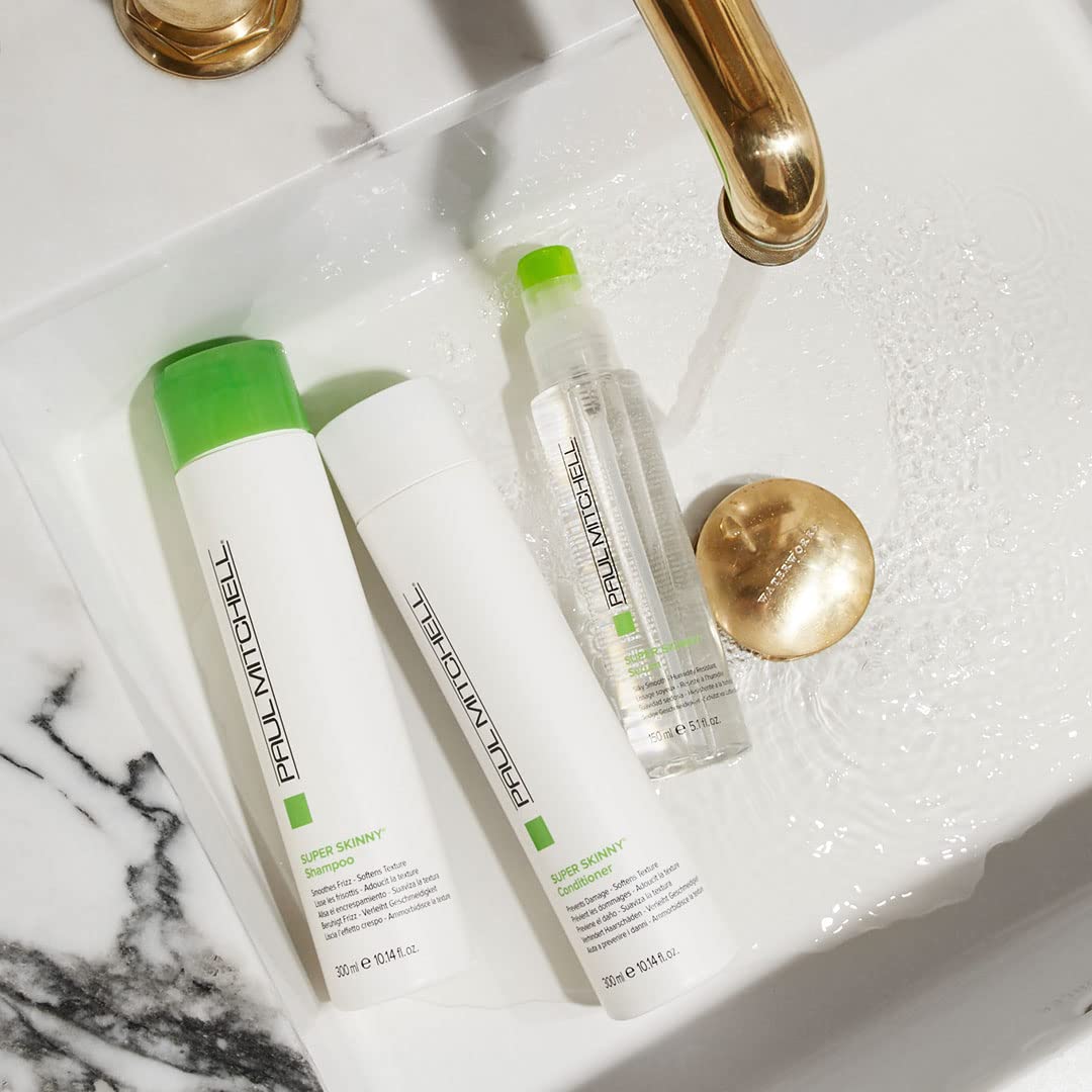 Paul Mitchell Super Skinny Serum, Speeds Up Drying Time, Humidity Resistant, For Frizzy Hair