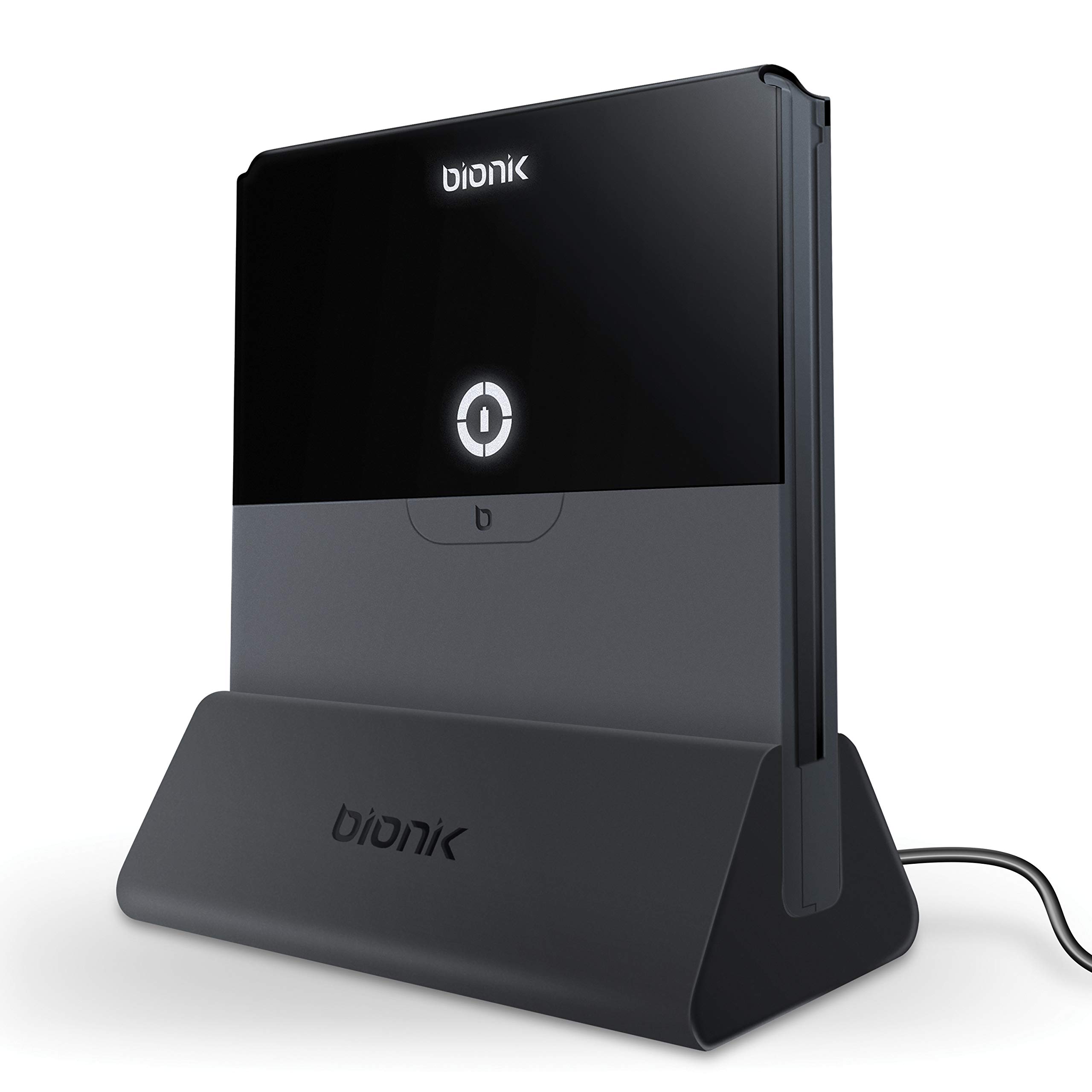 Bionik Power Plate Charging Grip: Compatible with Nintendo Switch, Slim 5500 mAh Battery Pack, Recharge Switch or 2 Joy Cons, Charging Dock, Carrying Bag, USB C Adapter