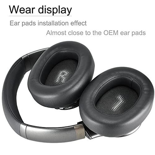 Everest 750 750NC Ear Pads Replacement Cover EarPads Compatible with JBL Everest Elite 750 750NC Over-Ear Wireless Bluetooth Headset,Softer Leather,High-Density Noise Cancelling Foam, Added Thickness