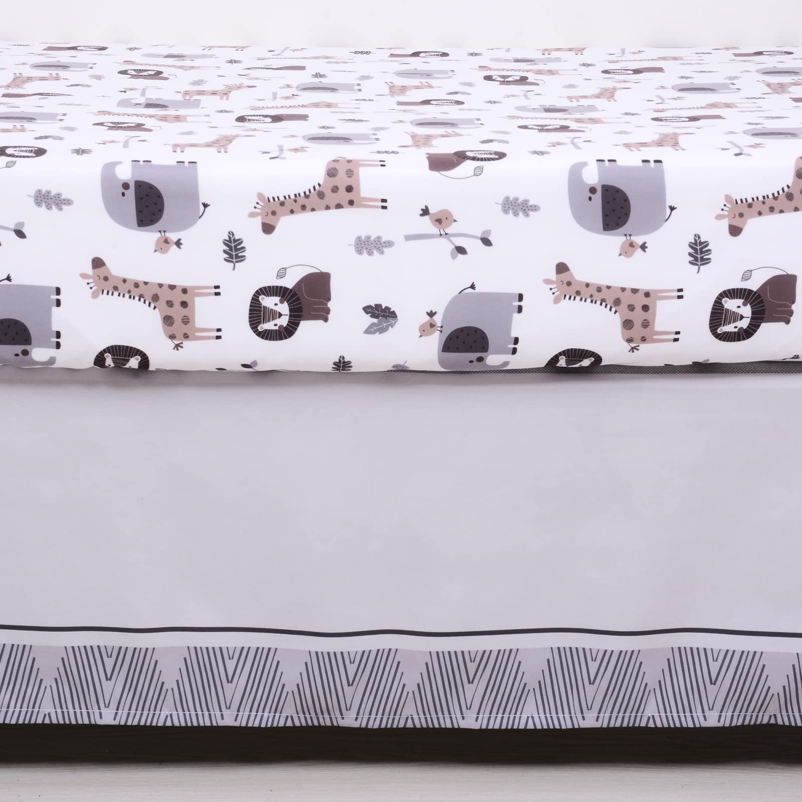 Cloele Baby Boy Crib Bedding Set 4 Piece Space Baby Comforter Bed Set Includes Crib Skirt Crib Quilt Fitted Sheet Toddler Pillowcase - Rocket Soft Nursery Bedding Set for Boys