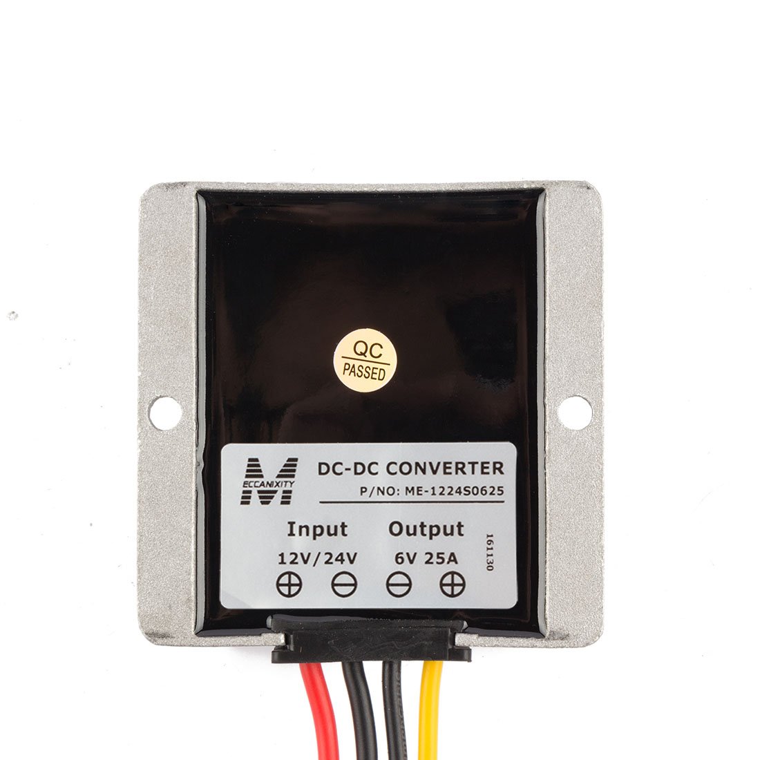 uxcell Power Converter Regulator DC12V/24V to DC6V 25A 150W Waterproof Voltage Convert Transformer