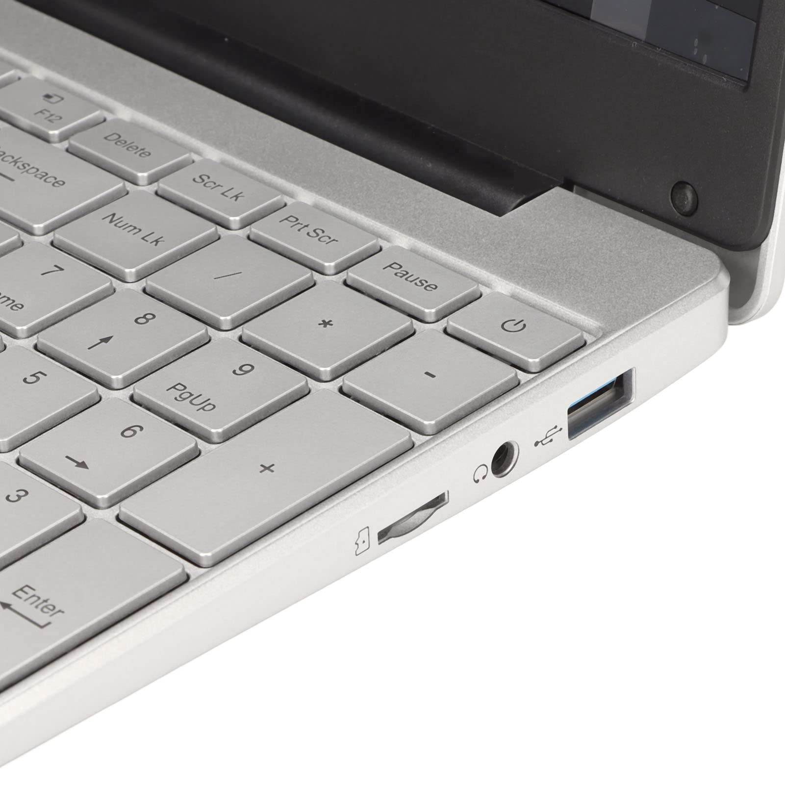 CHICIRIS Laptop Computer, Portable 15.6in Laptop 2K Resolution IPS Screen 16GB RAM for Home (16+128G US Plug)