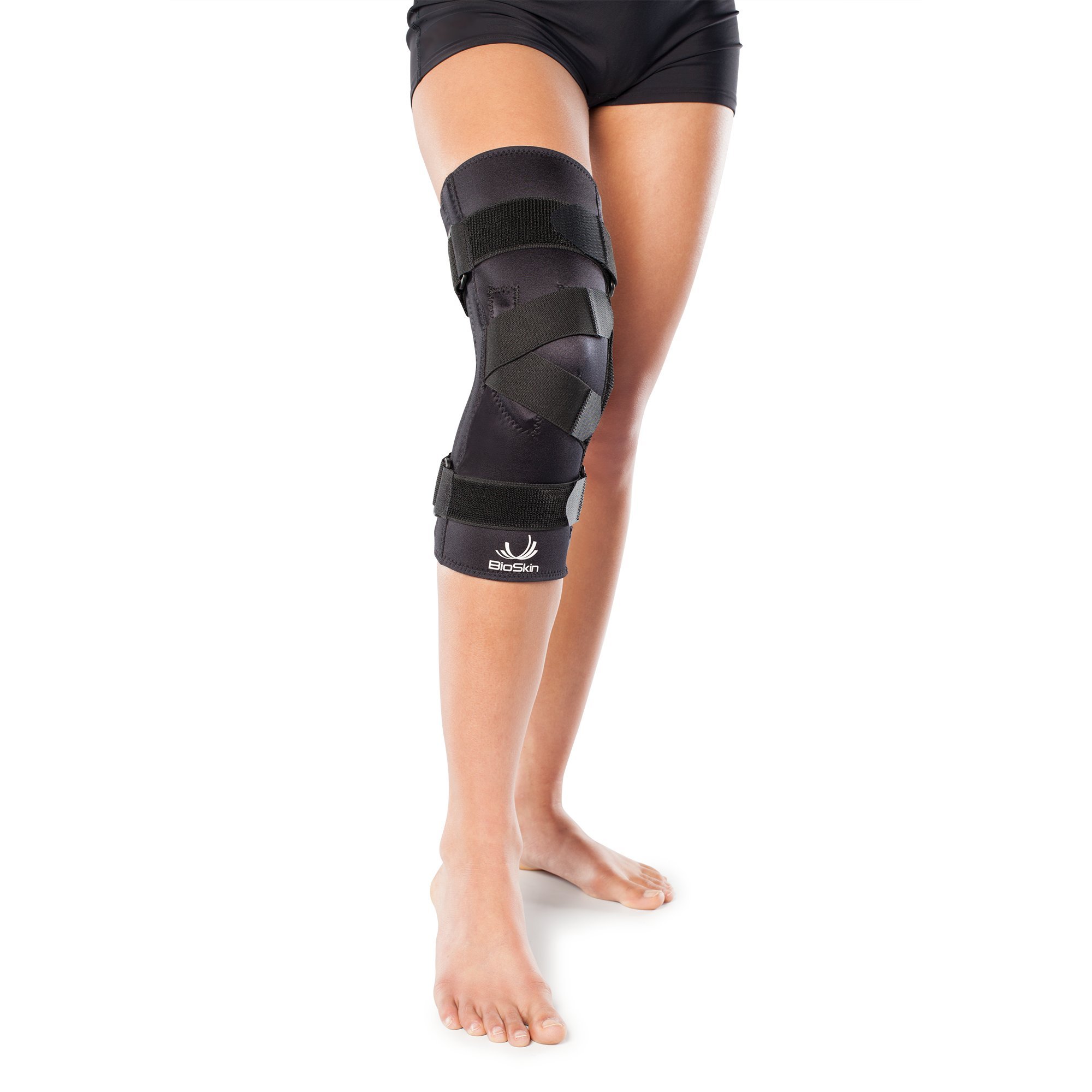 BioSkin Lateral J Knee Brace for Patella Support & Patella Tracking, Patellofemoral Pain and Dislocation (M) Right