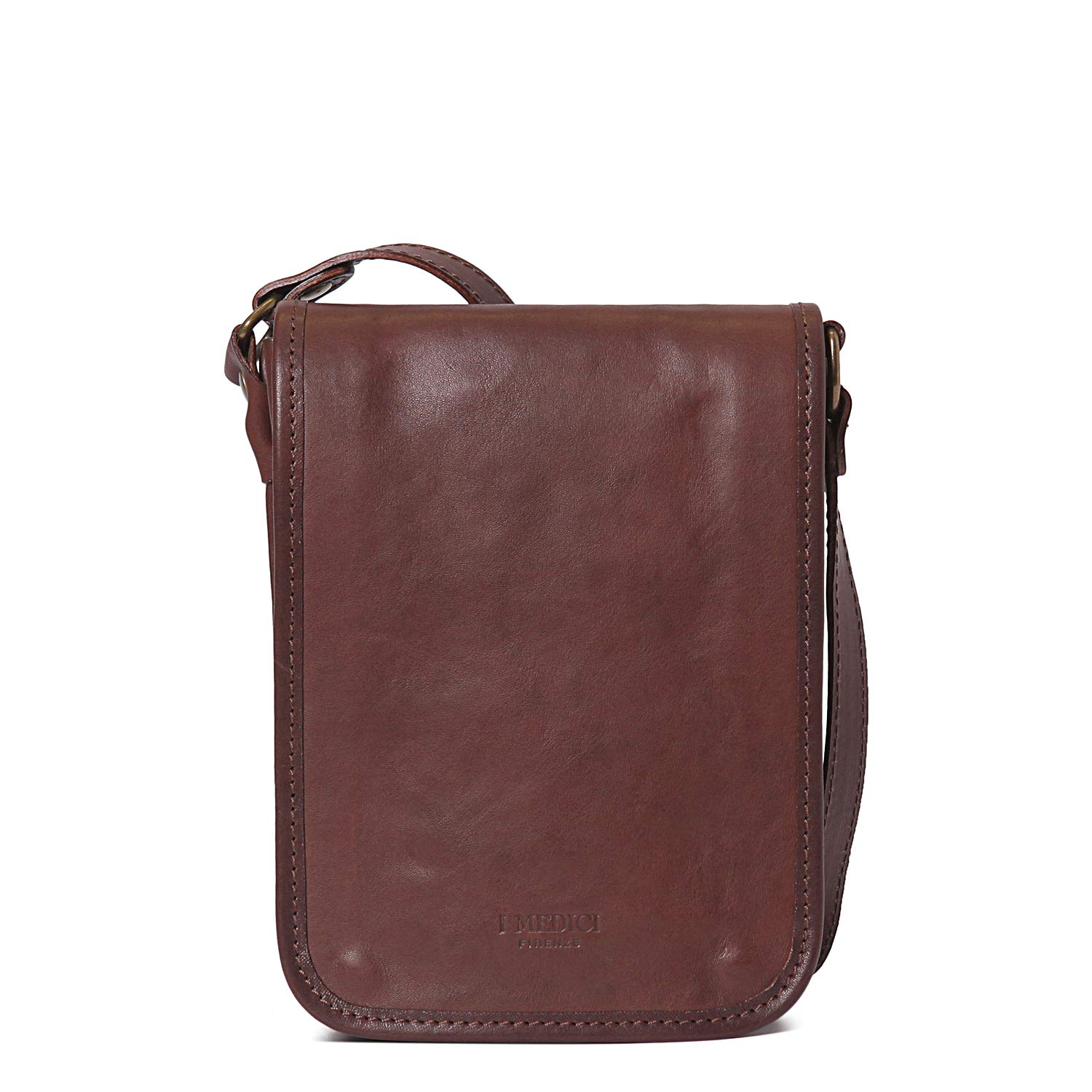 I Medici Varese Small Crossbody Purse in Chocolate