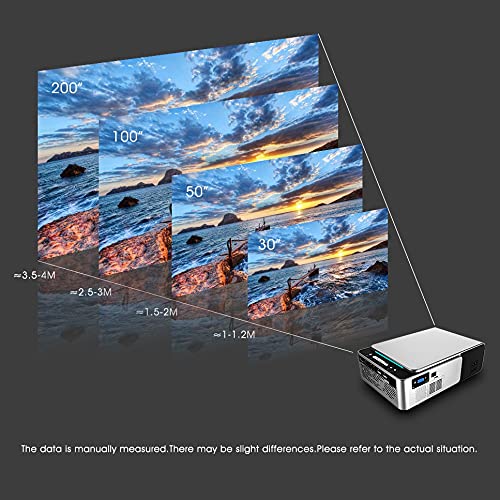 CXDTBH Full Led Projector 4k 3500 Lumens 1080p Portable Cinema Proyector Beamer with Gift