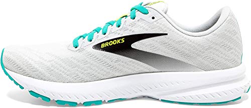 Brooks Womens Launch 7 Running Shoe - White/Nightlife/Atlantis - B - 7
