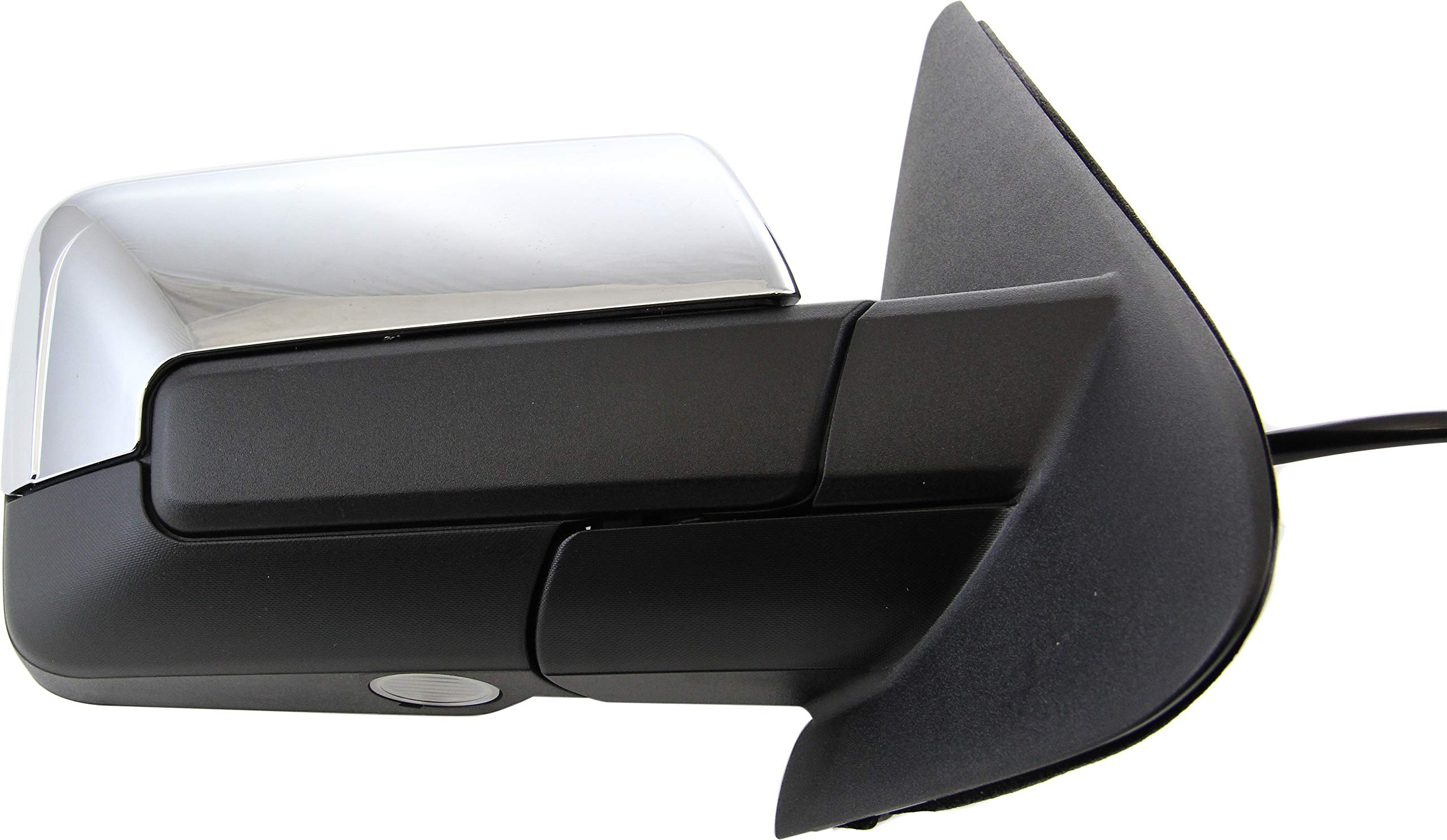 Kool Vue Driver & Passenger Side Power Heated Mirrors for Ford Expedition Lincoln Navigator 2007-2008 Power Fold With Signal Light, Memory & Puddle Lamp Chrome