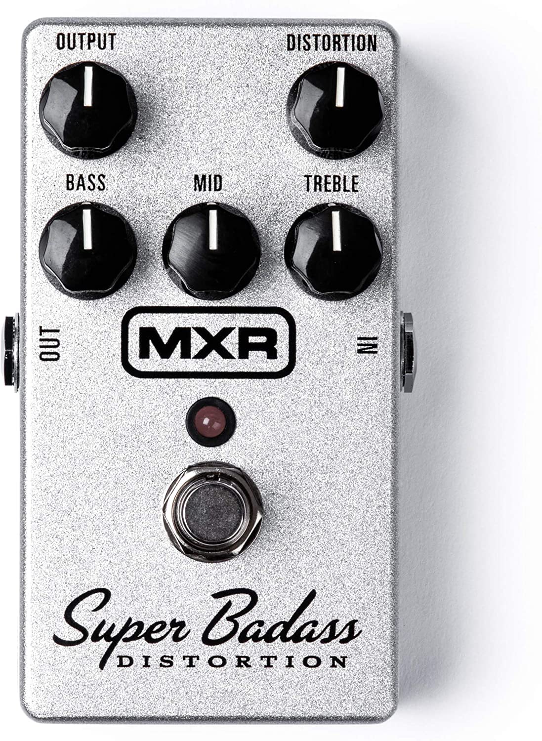 Briskdrop MXR M75 Super Badass Distortion Guitar Effects Pedal Bundle with MXR Premium Instrument Cable and Patch Cables m75bundle