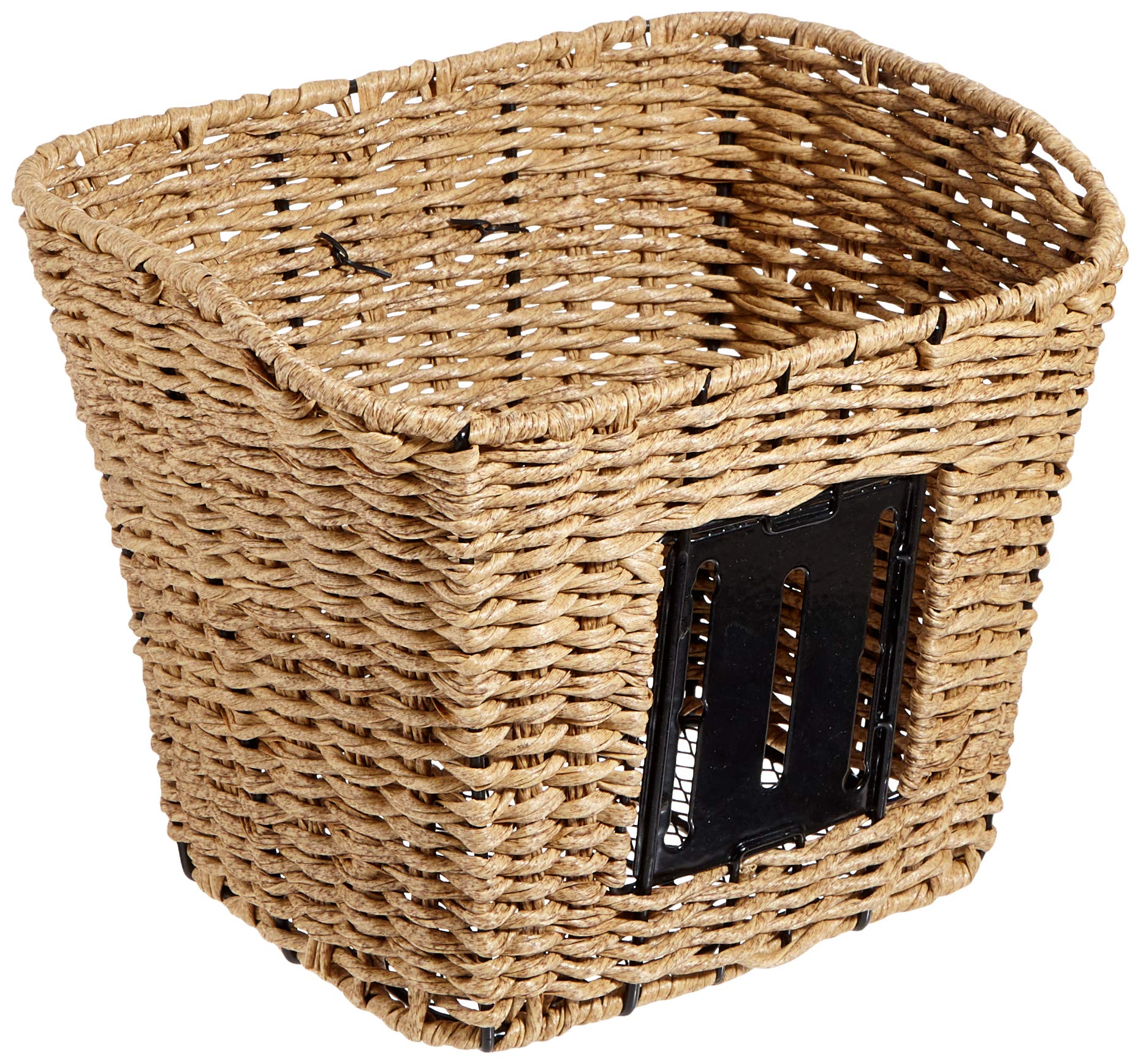 Basil Unisex - Adult Bremen Rattan Look Fm Bicycle Basket, Seagrass, 26 cm x 35 cm x 27 cm