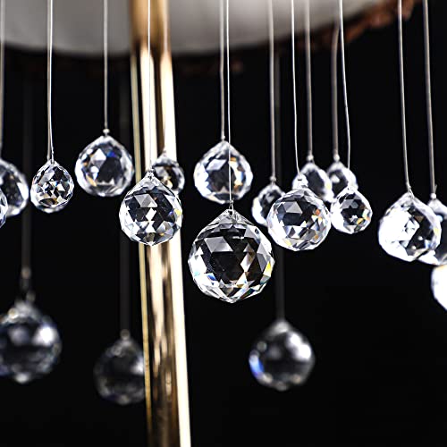 Crystalsuncatcher 24pcs Clear Crystal Ball Prism Suncatcher Rainbow Pendants Maker, Hanging Crystals Prisms for Windows,20mm