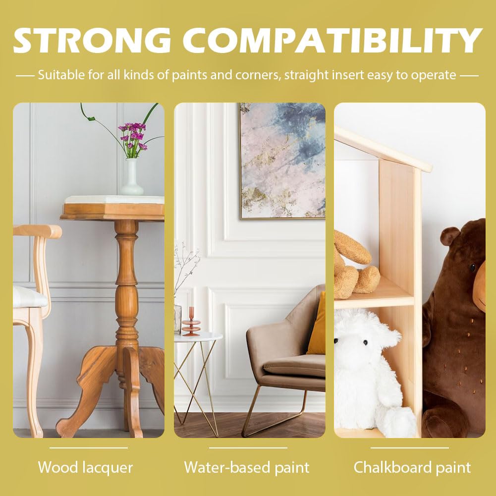 Corner Edger Paint Roller Corner Paint Roller Drywall Corner Roller Tool Corner Paint Roller Kit Paints Edger Corner Paint Roller Tool for Home Office Wall