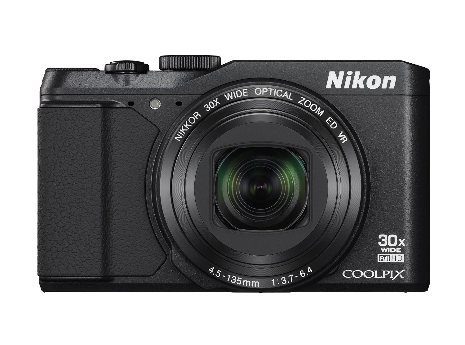 Nikon COOLPIX S9900 Digital Camera with 30x Optical Zoom and Built-in Wi-Fi (Black)(Renewed)
