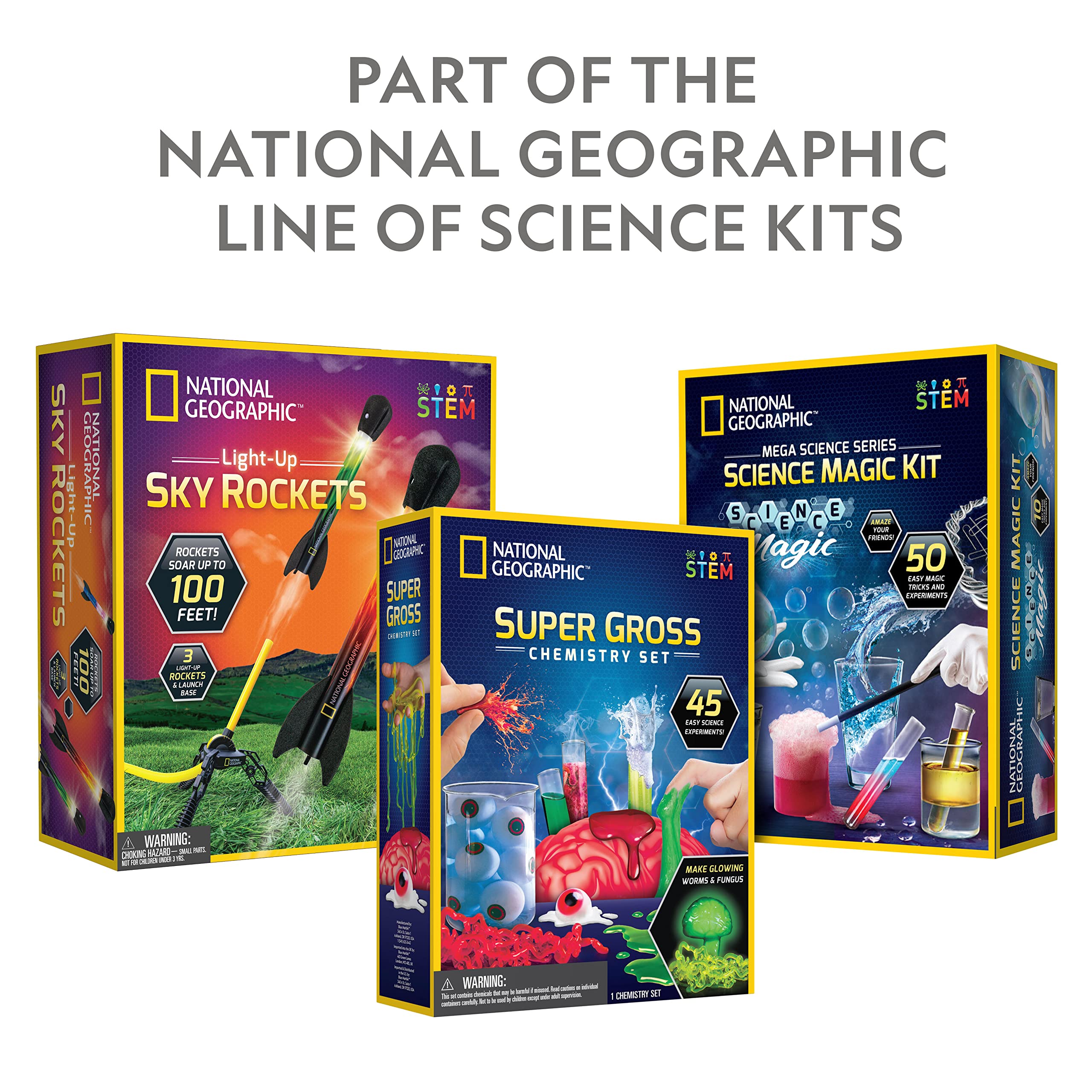 NATIONAL GEOGRAPHIC Magic Kit - 45 Magic Tricks for Kids to Perform with Step-by-Step Video Instructions for Each Trick Provided by a Professional Magician, Toys for Boys and Girls
