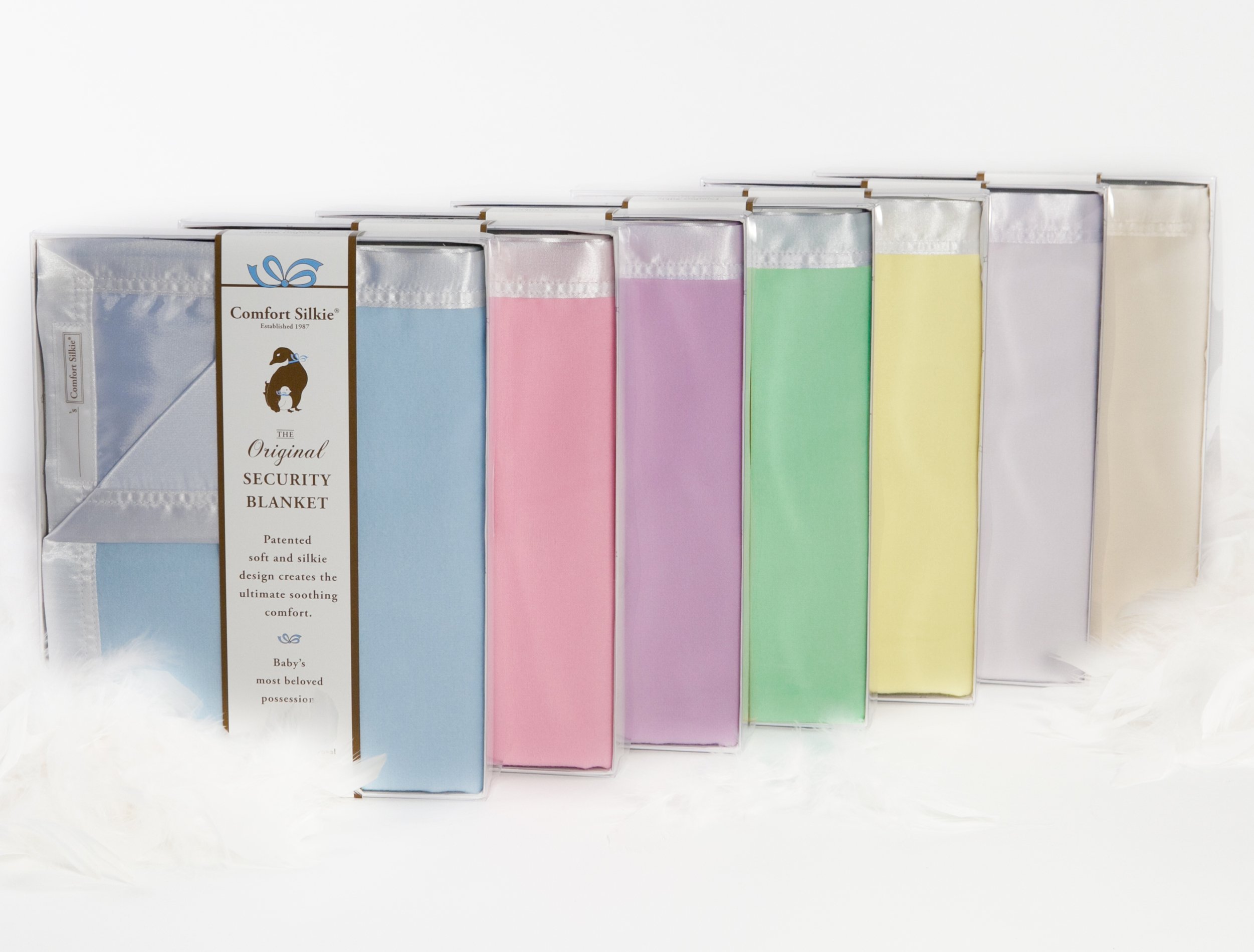 Yellow COMFORT SILKIE Security Blanket ~ The Original. The Best. Award Winning.