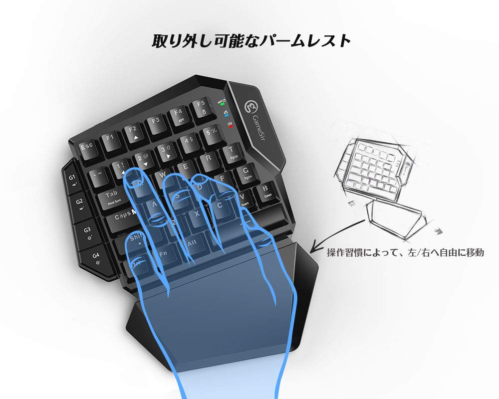 GameSir VX Aimswitch Keyboard and Mouse Adapter for PS4/ Xbox One/Nintendo Switch/ PS3 Wireless Converter Game Console