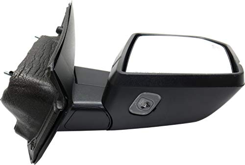 Kool Vue Right Power Heated Mirrors for Ford F-150 2015-2017 Power Fold With Signal Light, Blind Spot Monitor, Memory & Puddle Lamp; Without Auto-Dimming Chrome