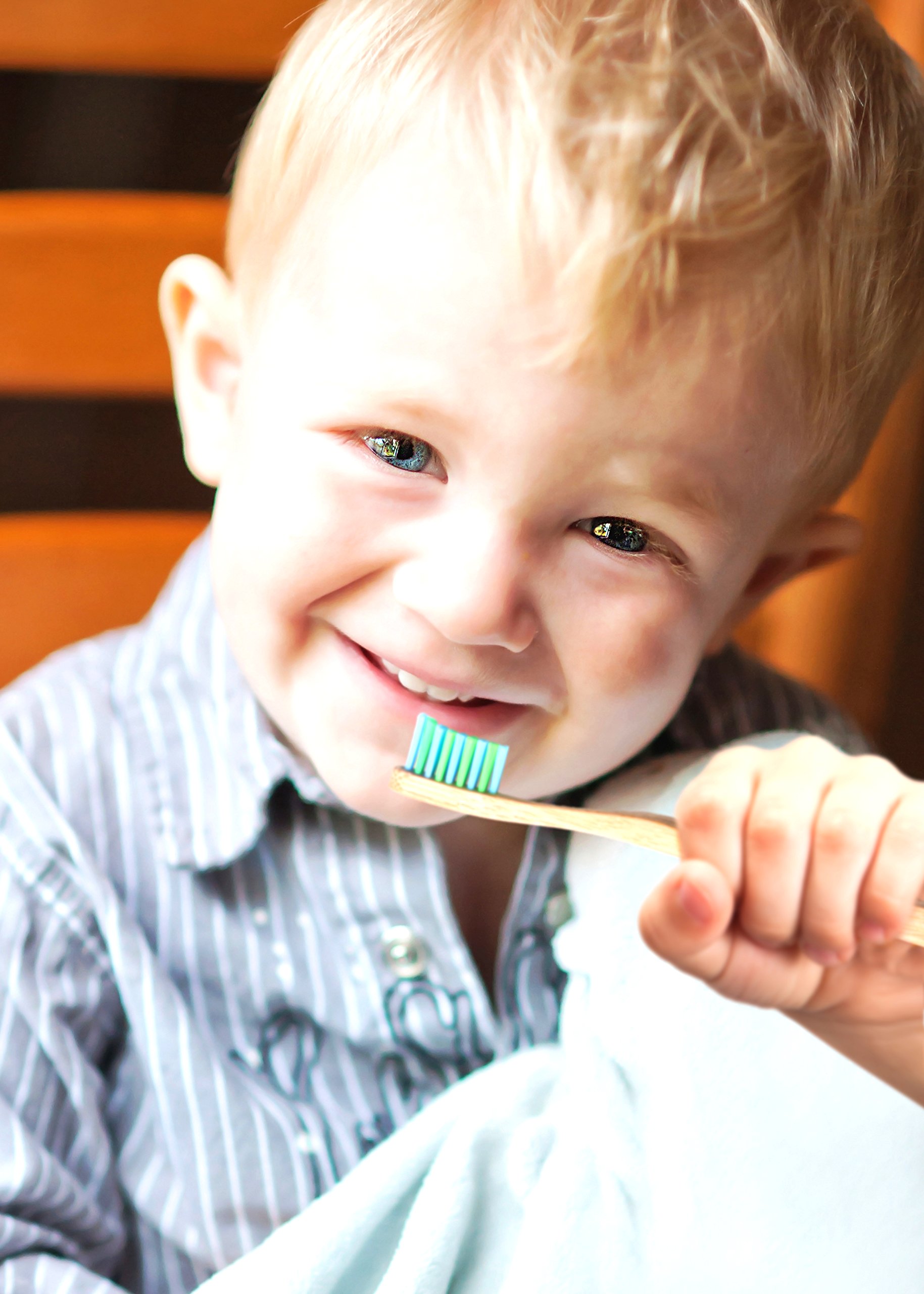Woobamboo Sprout kids Super Soft Toothbrush, 2Count, 0.6 Oz
