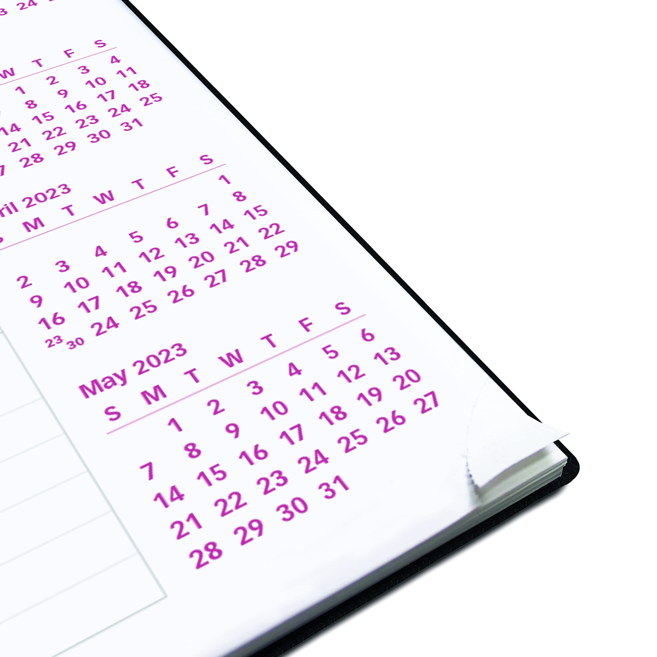 Brownline 2023 DuraFlex Monthly Planner, 14 Months, December 2022 to January 2024, Twin-Wire Binding, 11" x 8.5", Black (CB1262V.BLK-23)