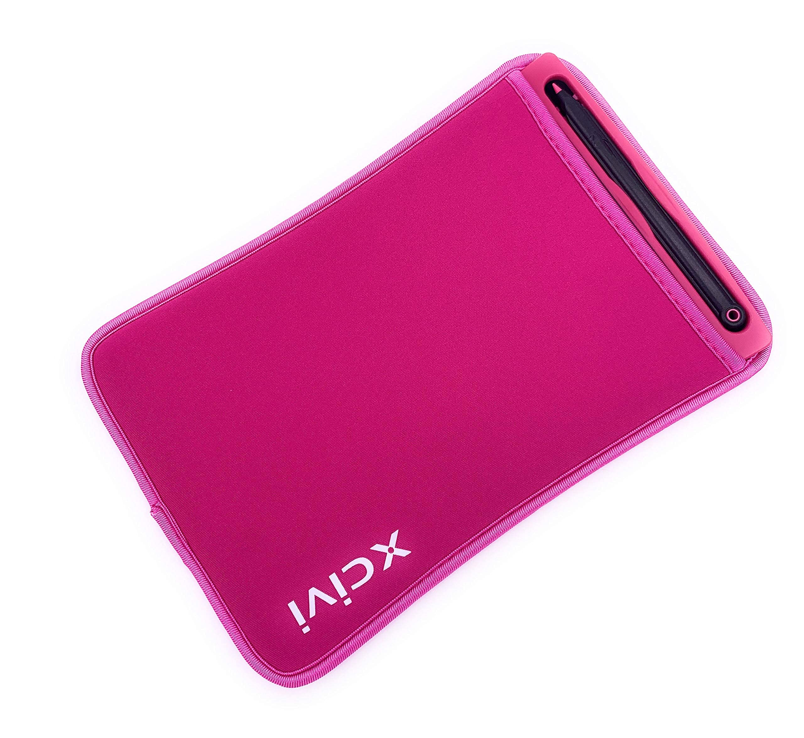 Neoprene Sleeve Case for Boogie Board Jot 8.5 LCD eWriter Board and Basics Reusable Writing Pad (Pink)