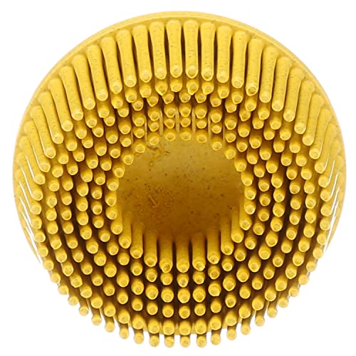 Cubitron Scotch-Brite Roloc Bristle Disc 07525, 2 in x 5/8 Tapered MED