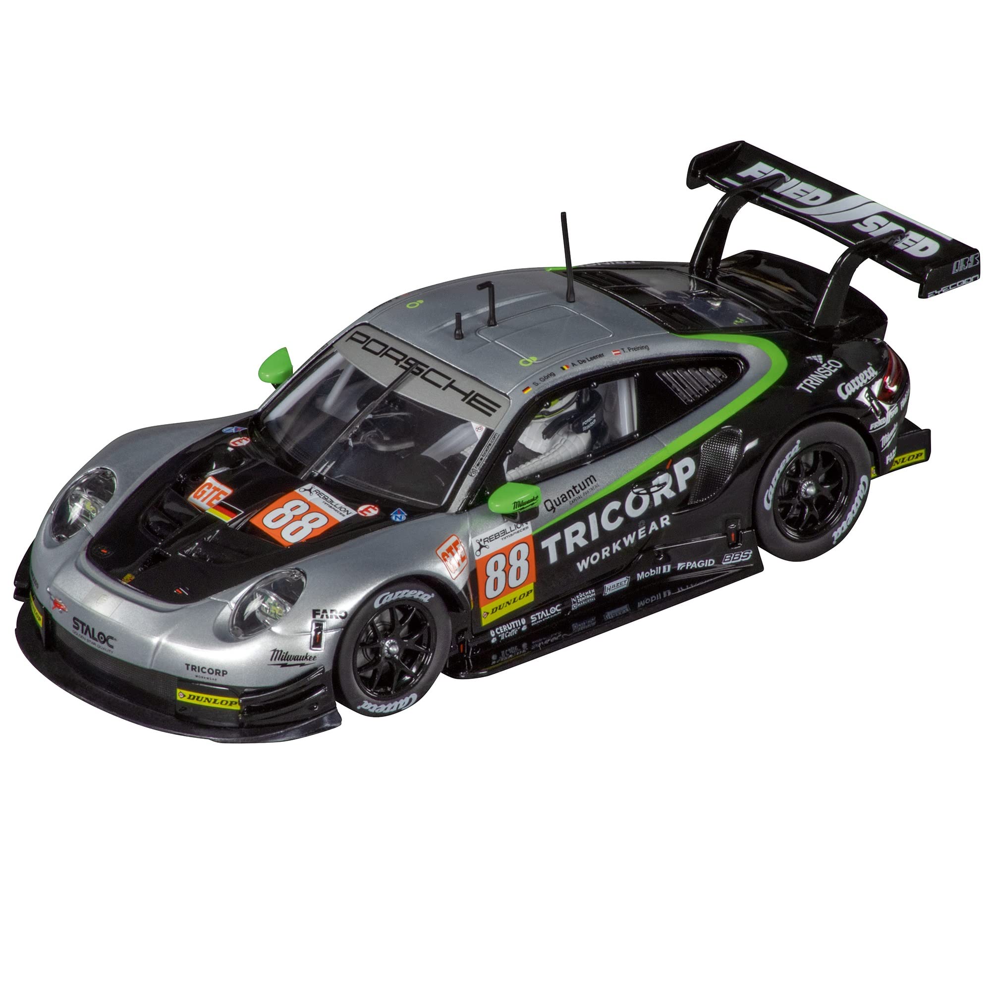 Carrera 27700 Porsche 911 RSR Proton Competition No.88 1:32 Scale Analog Slot Car Racing Vehicle Evolution Slot Car Race Tracks