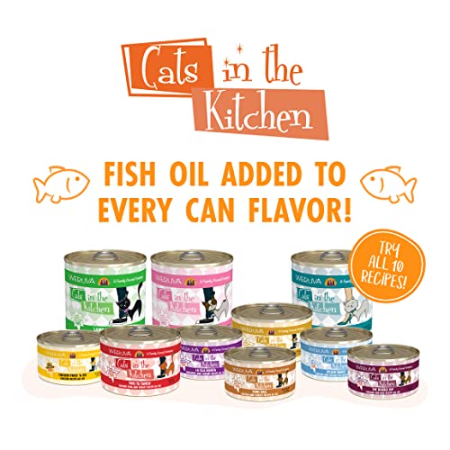 Weruva Cats in The Kitchen, Lamb Burger-ini Wet Cat Food, 10oz Can (Pack of 12)