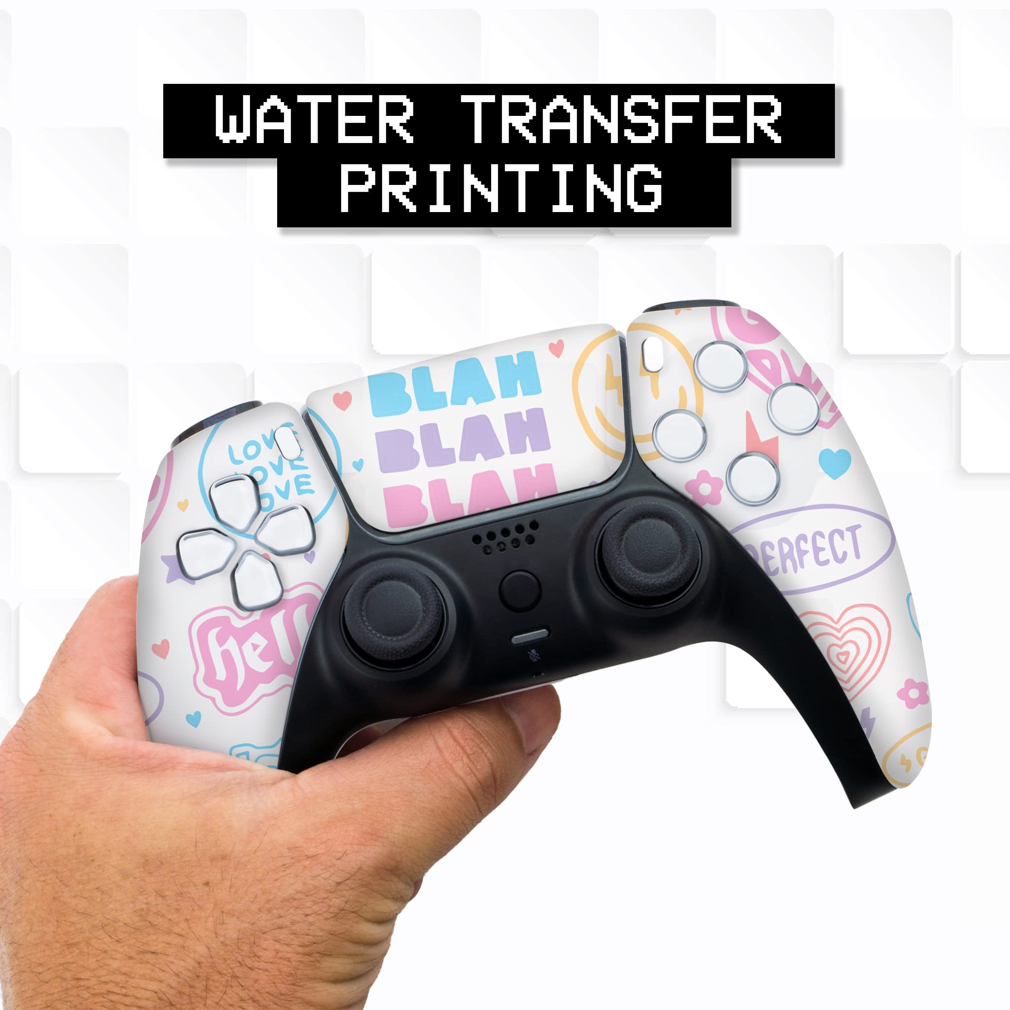 BABY CUDDLE BOX Girl Pwr Custom Controller With Gaming Headset And Quick Charging Stand Compatible With Console By Bcb Controllers | Customized With Permanent Hydro-Dip Printing(Not Just A Skin)