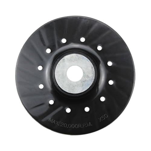 BHA Angle Grinder Ribbed Backing Pad for Resin Fiber Disc, 5" x 5/8"-11