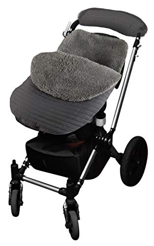 Tadpoles Quilted Stroller & Car Seat Cover - Dark Grey | 27" x 20" x 2" | Made of 100% Super Soft Microfiber Polyester | Warm, Gentle & Durable | Ideal for Use as a Stroller Cover & Car Seat Cover