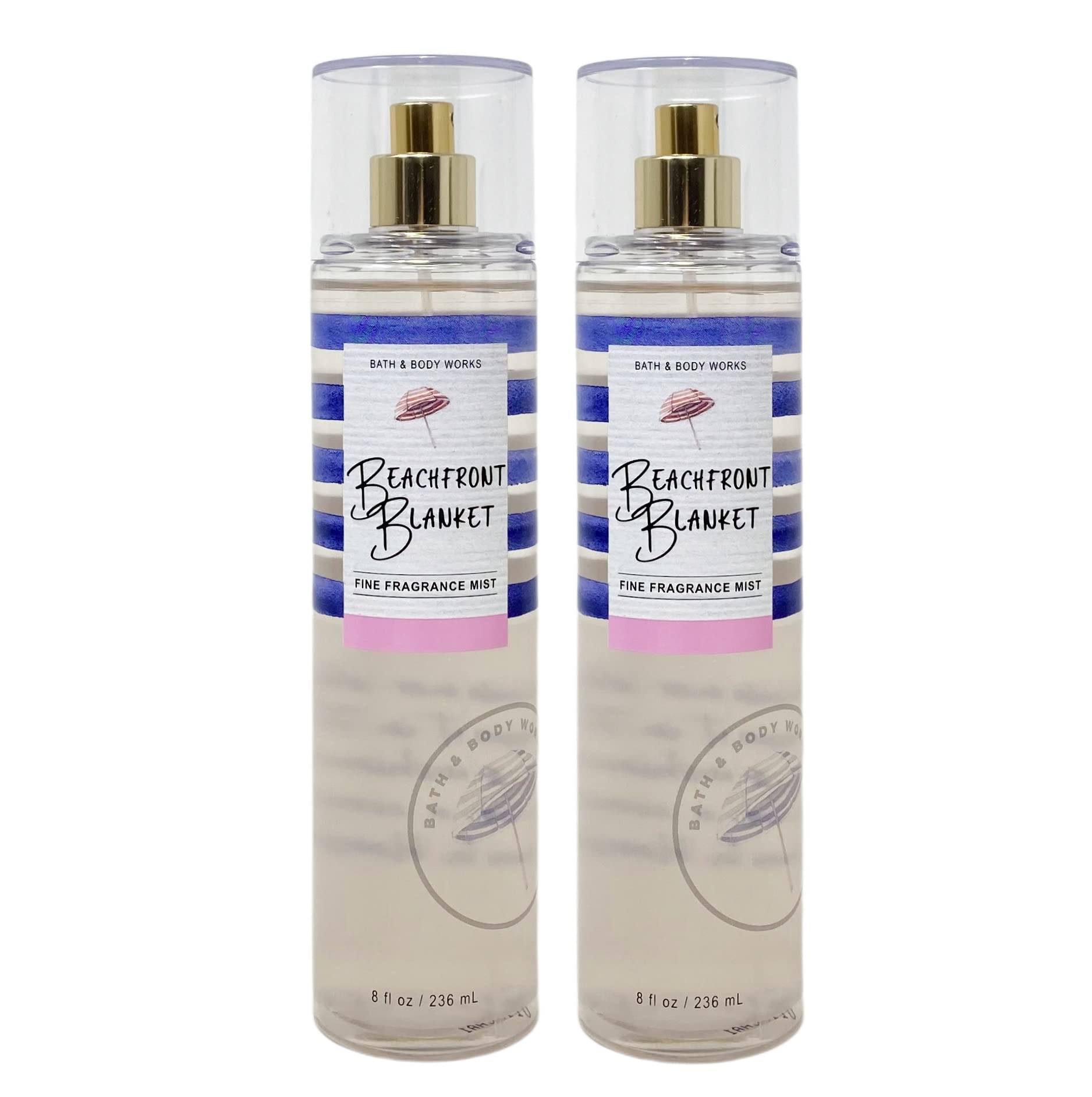 Bath & Body Works Beachfront Blanket 2 Pack Fine Fragrance Mist Set - Full Size