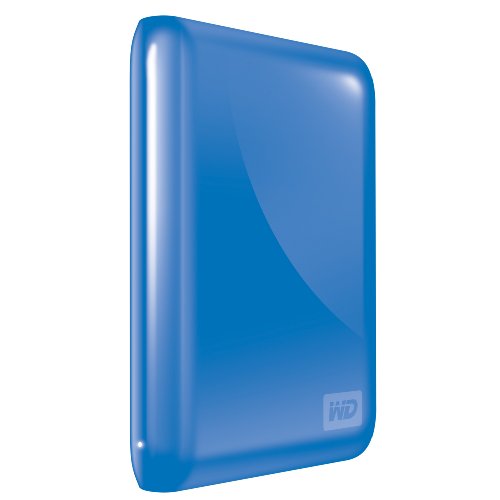 WD My Passport Essential 500 GB USB 3.0/2.0 Portable External Hard Drive (Pacific Blue)