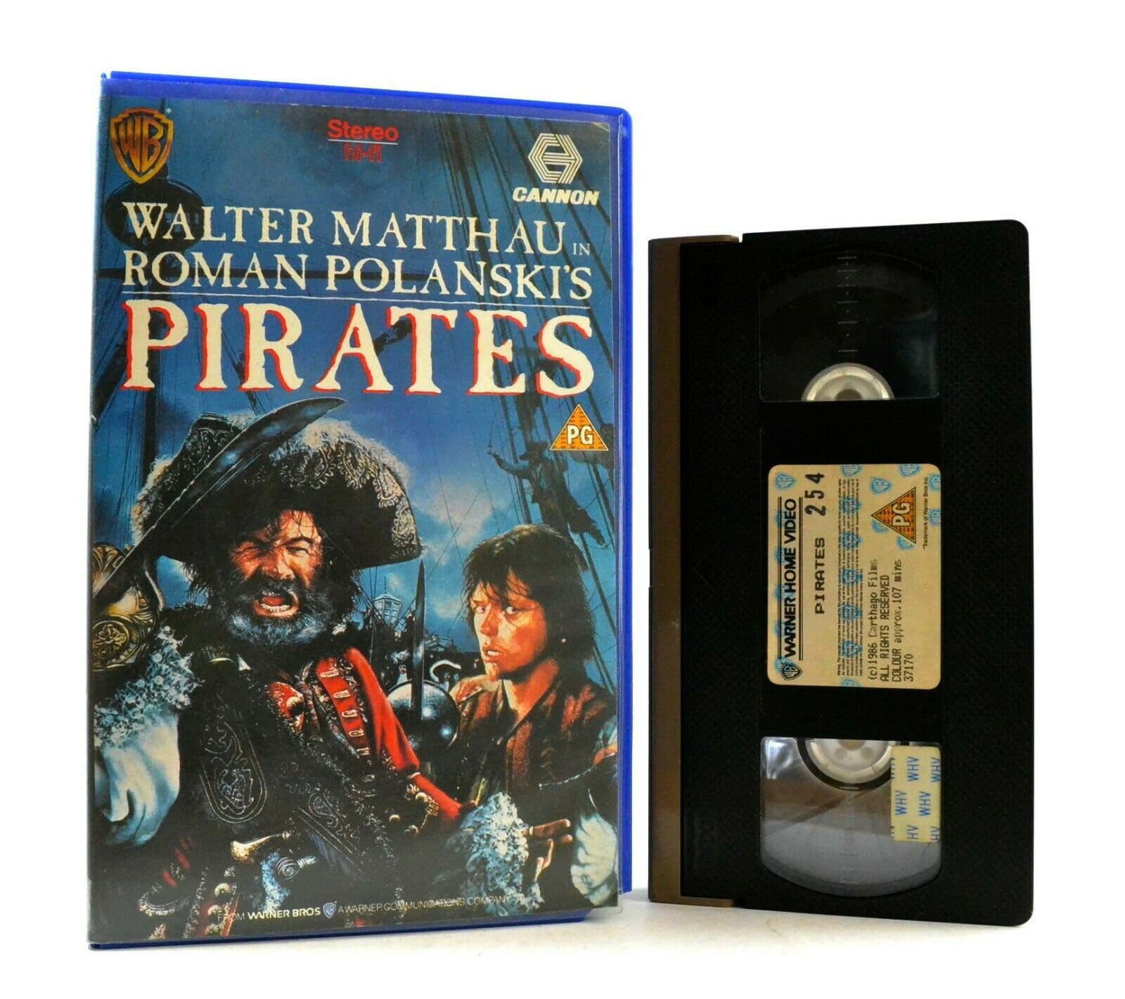 Pirates: Film By R.Polanski (1987) - Large Box - Comedy/Adventure - Pal VHS