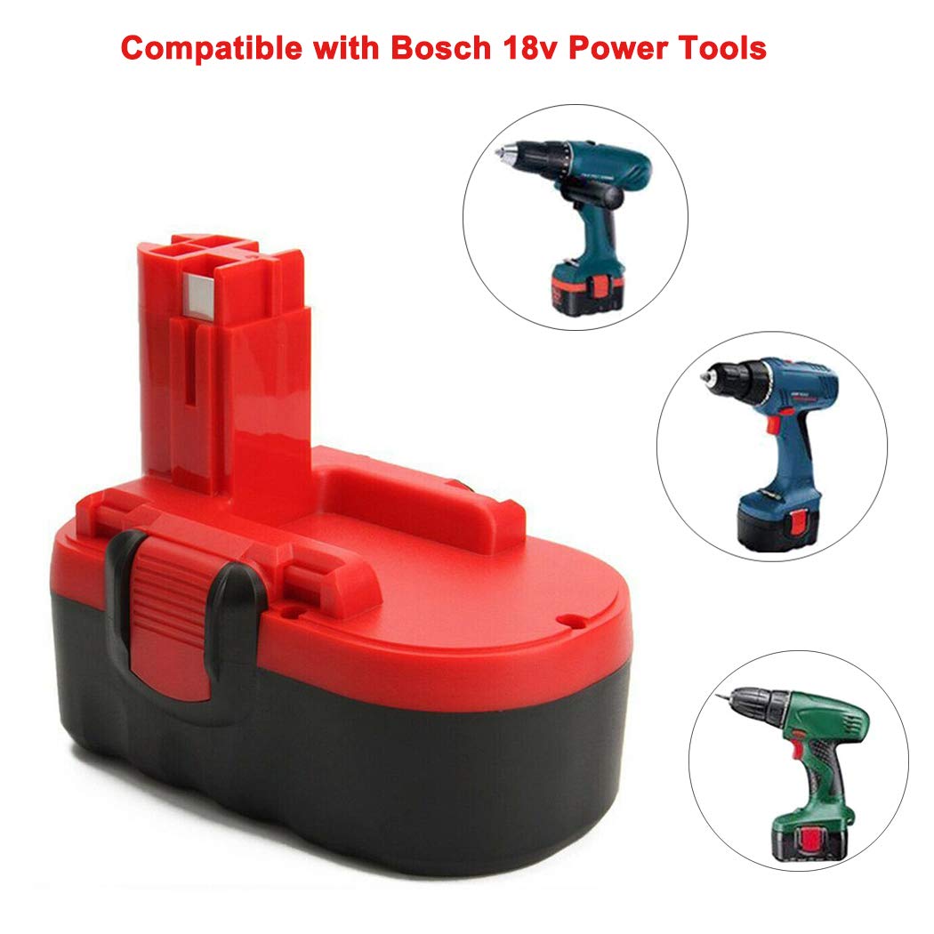 SHGEEN 2Pack 18V 4.0Ah BAT025 Battery Raplace for Bosch 18V Battery BAT026 BAT160 BAT180 BAT181 BAT189 Replacement Battery Compatible with Bosch Battery Tools