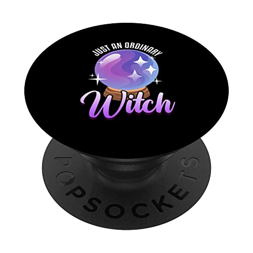 Just An Ordinary Witch Glass Device Crystal Ball PopSockets Swappable PopGrip