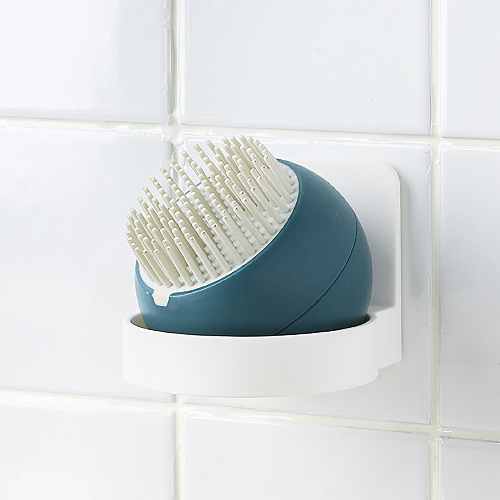 Cyrank Small Round Floating Shelf, Wall Mounted Cup Holder for Bathroom Shower Organizer Caddy Bottle Racks Small Wall Shelf Round Floating Shelves for Wall Decor