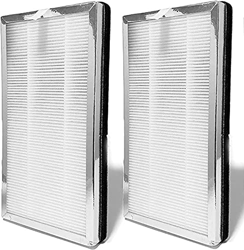 Nispira True HEPA Replacement Filter with Activated Carbon Compatible with MA#15 Air Purifier Part MA15R. 2 Packs