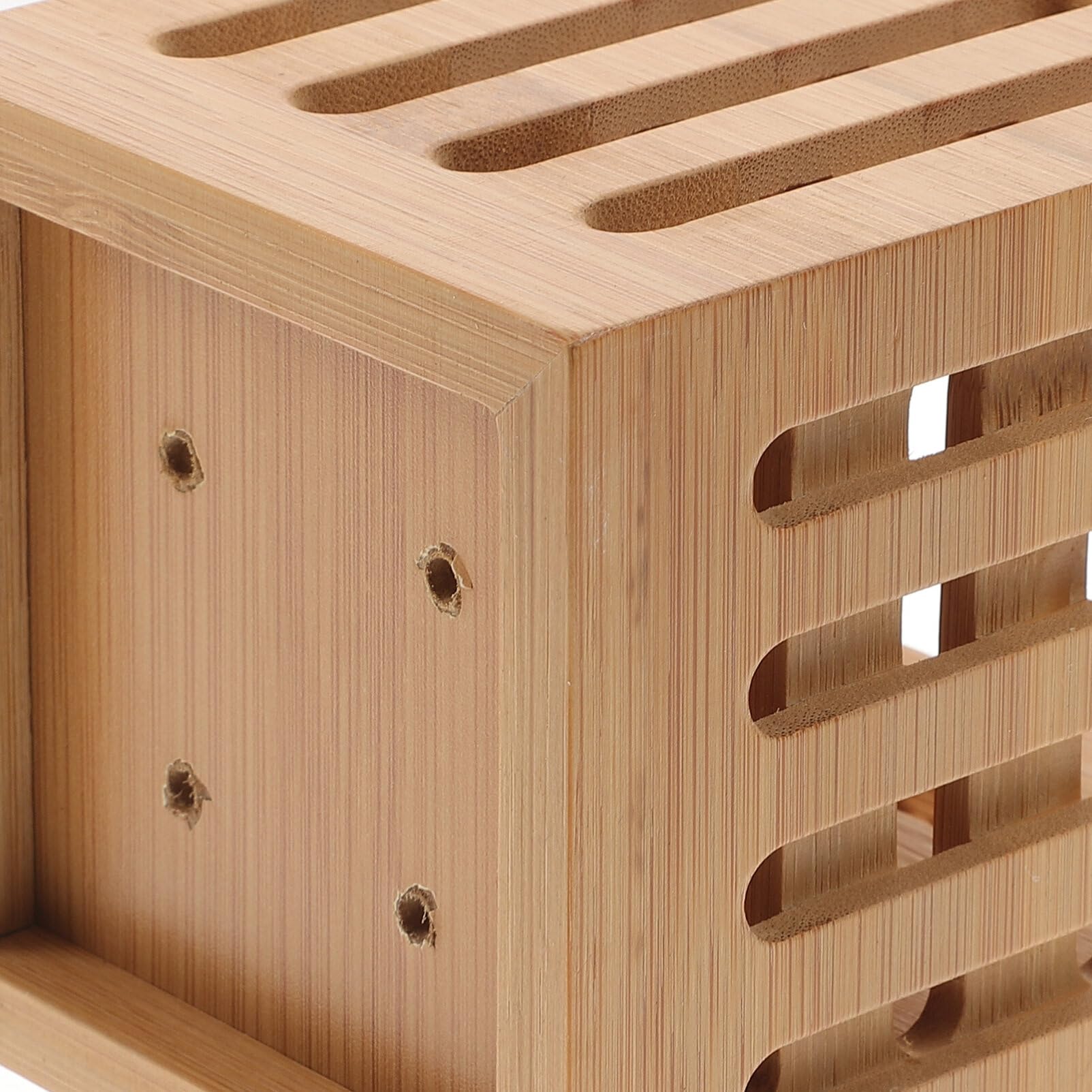 Cabilock Dishes Drying Rack Korean Chopsticks Cutlery Drying Holder Basket Wooden Bamboo Chopsticks Holder Tableware Drainer Cutlery Storage Organizer Caddy Utensil Drying Rack Korean Chopsticks