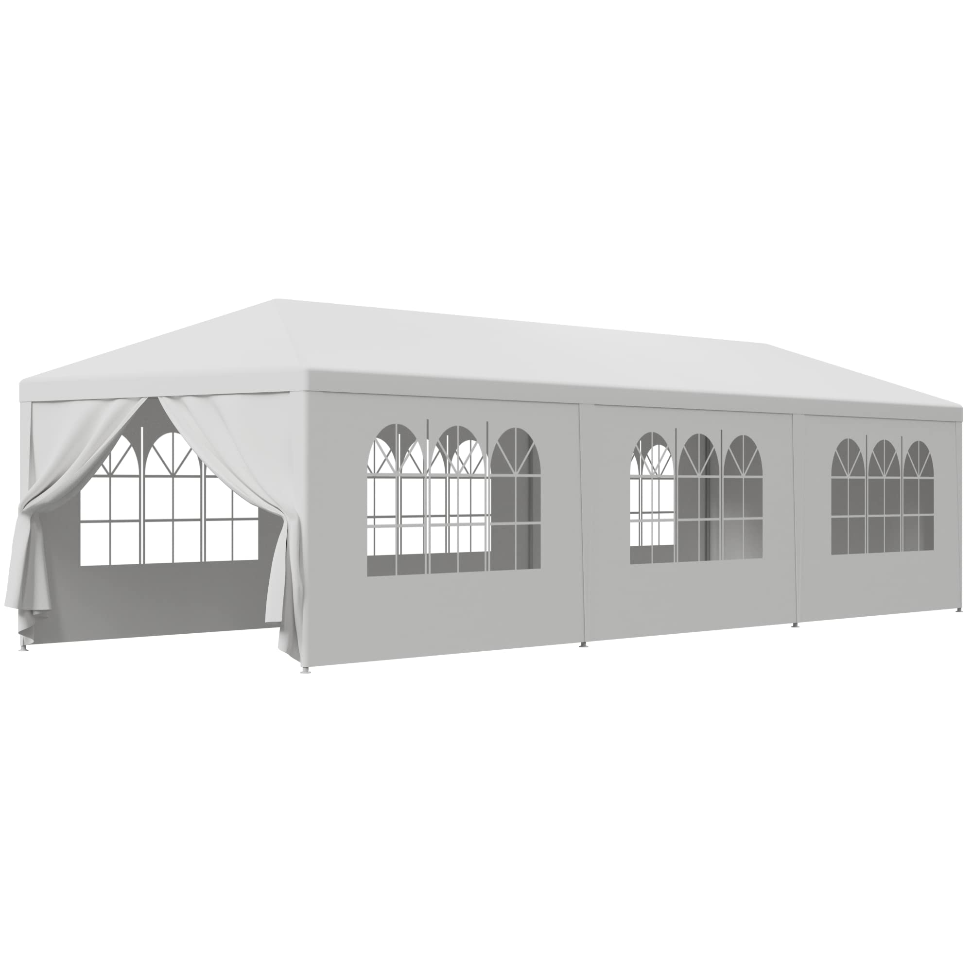 BBBuy 10'x30' Outdoor Party Wedding Tent Canopy Waterproof Camping Gazebo BBQ Shelter Pavilion Heavy Duty, 8 Removable Sidewalls (10x30)