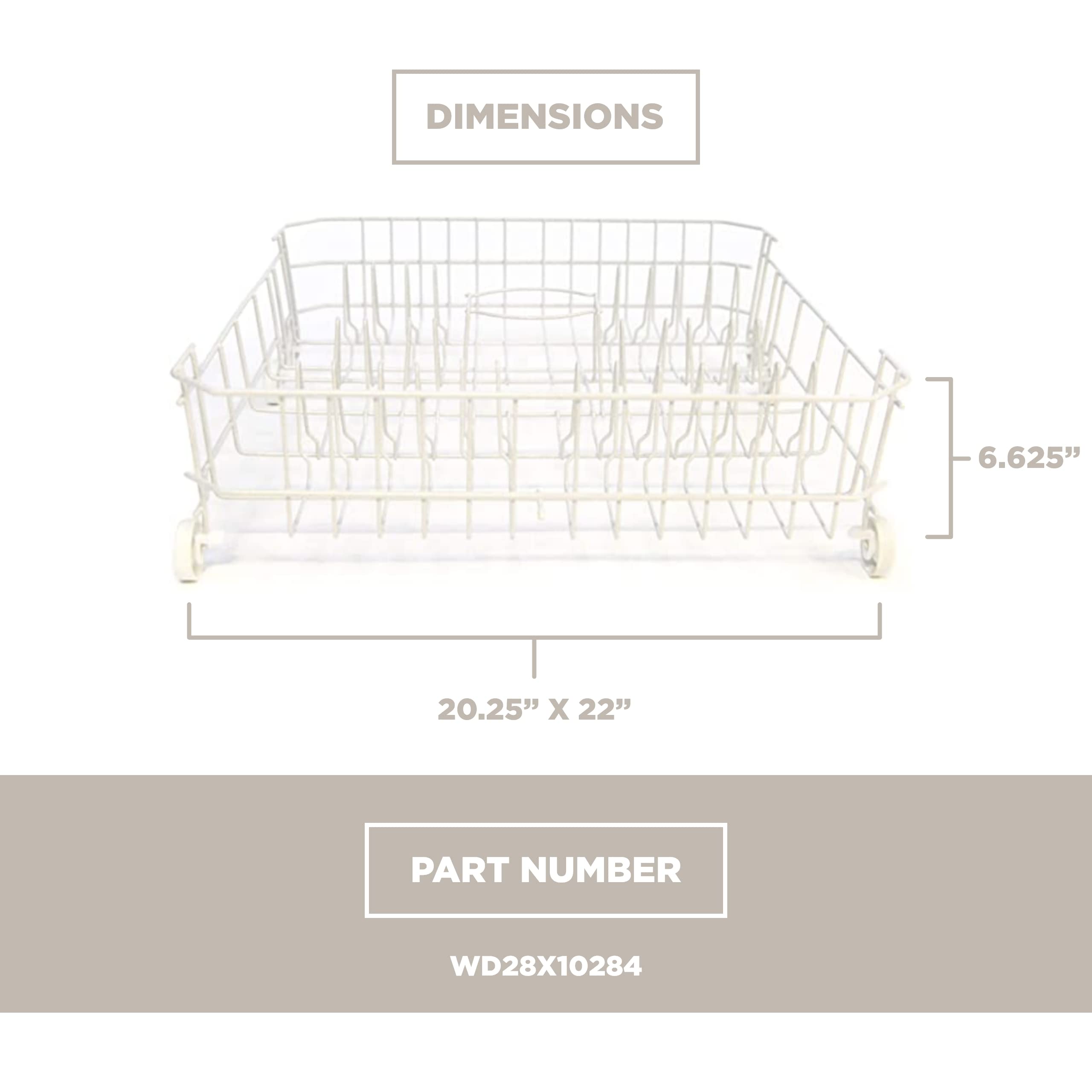 GE Appliances WD28X10284 Dishwasher Lower Dishrack