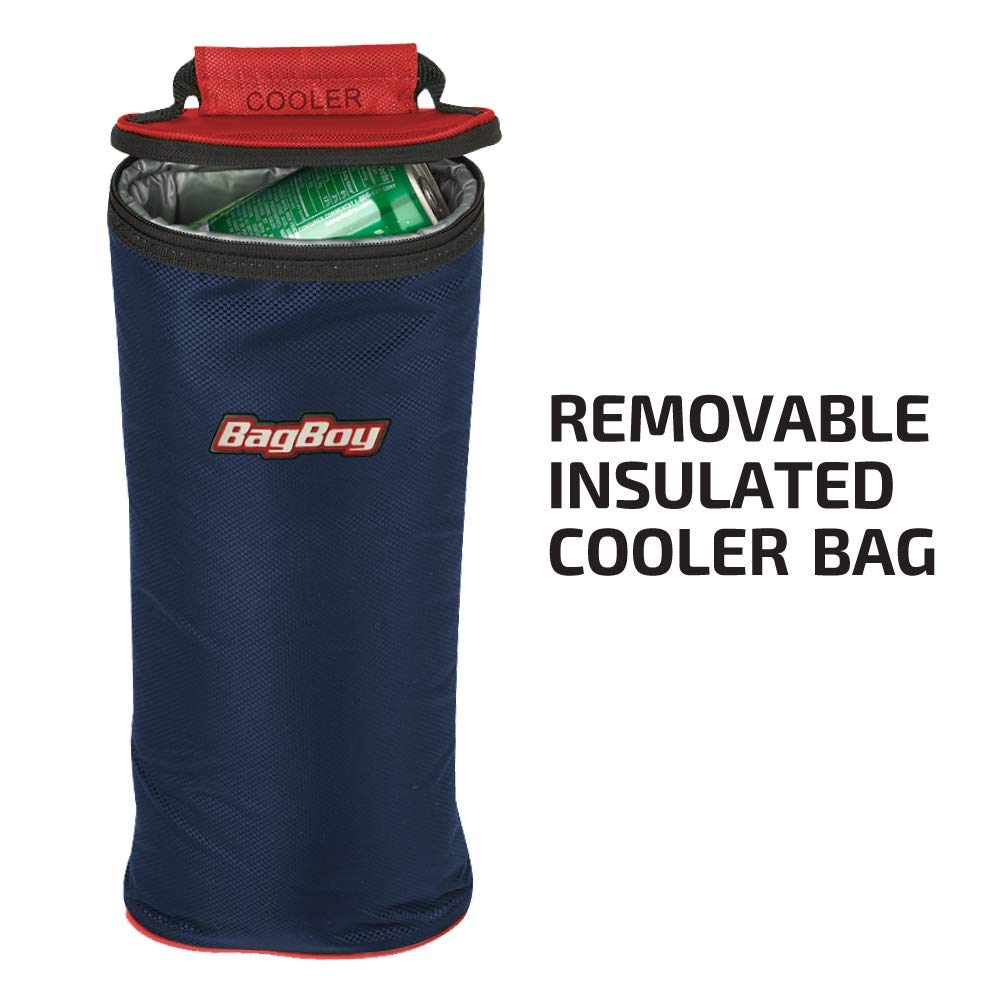 Bag Boy Chiller Cart Bag, Navy/Red/White, One Size