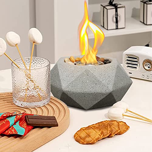 BPS Tabletop Fire Pit Portable Fireplace,Table Top Fire Bowl for Indoor and Outdoor