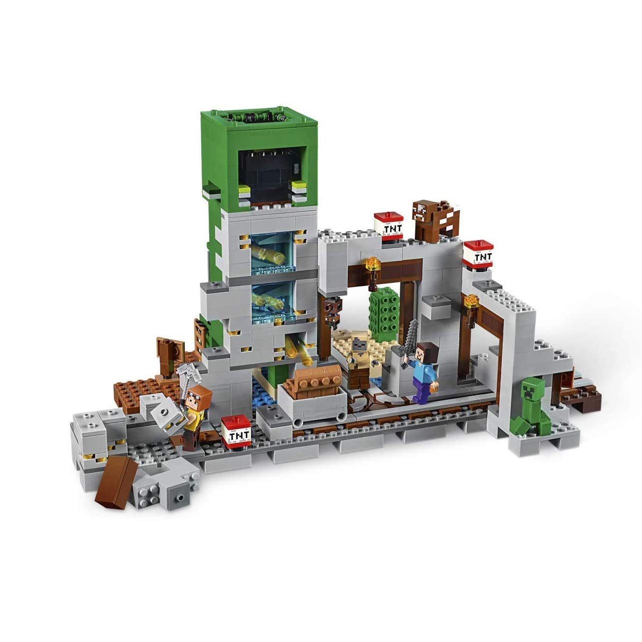 LEGO Minecraft The Creeper Mine 21155 Building Kit (834 Pieces)