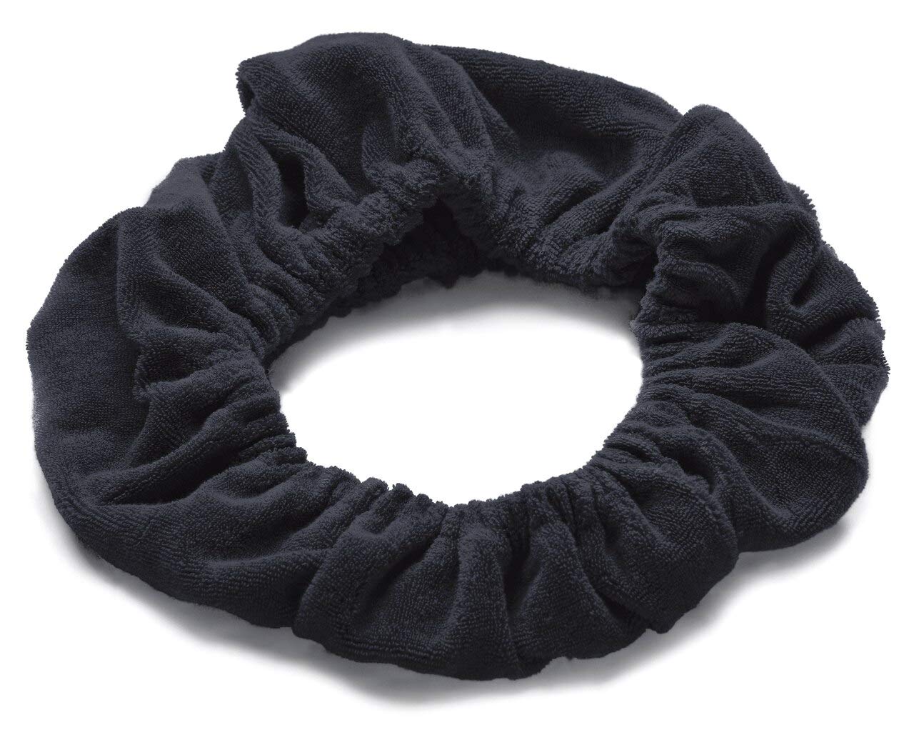 TASSI (Black Hair Holder Head Wrap Stretch Terry Cloth, The Best Way To Hold Your Hair Since...Ever!