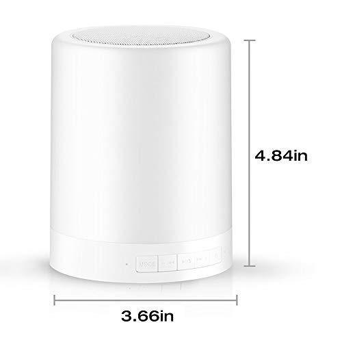 ZHOPPY Night Light Bluetooth Speaker for Teenage Girls/Boys, Touch Control Bedside Lamp Portable Table Lamp Color LED Speaker Light