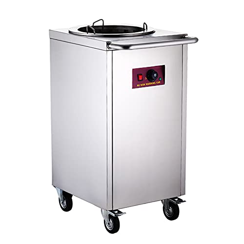 MNSSRN Stainless Steel Tableware Heater, Single Head Dish Warmer Tableware Plate Heating Commercial Equipment Restaurant Electric Food Warmer Set Container