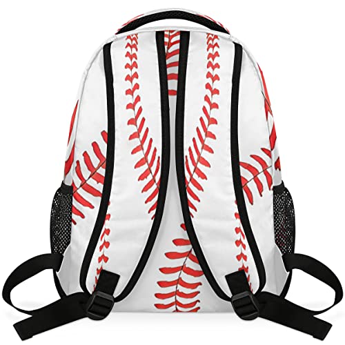 Baseball Backpack for Boys, Sports Baseball Print Backpack, 16 Inches Softball Bag Waterproof Travel Boys Girls Laptop Backpack