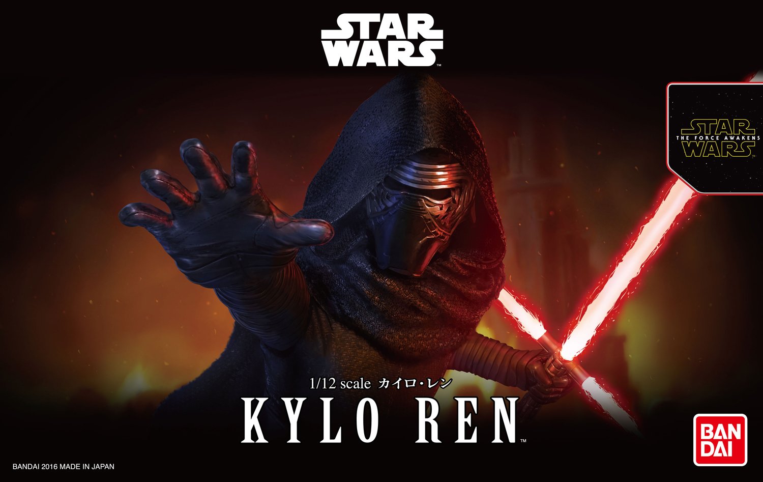 Bandai Hobby Star Wars 1/12 Plastic Model Kylo Ren "Star Wars"