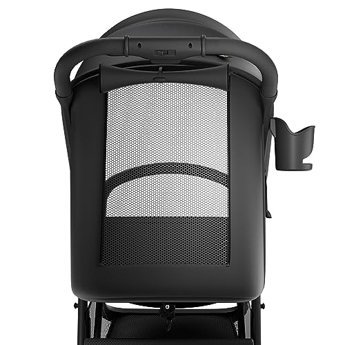 Mompush Nova Baby Stroller, Spacious Seat & Lie-Flat Mode, Toddler Stroller with Large UPF 50+ Canopy, Compact Folding with One Hand, Infant Stroller for Birth to 50 LB