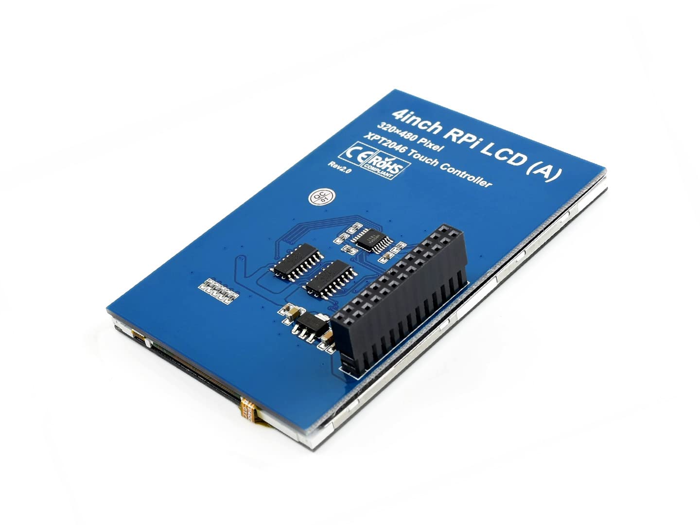 Waveshare 4inch Screen for Raspberry Pi Touch Display TFT LCD 480x320 Resolution Supports any revision of Raspberry Pi (Directly-Pluggable)